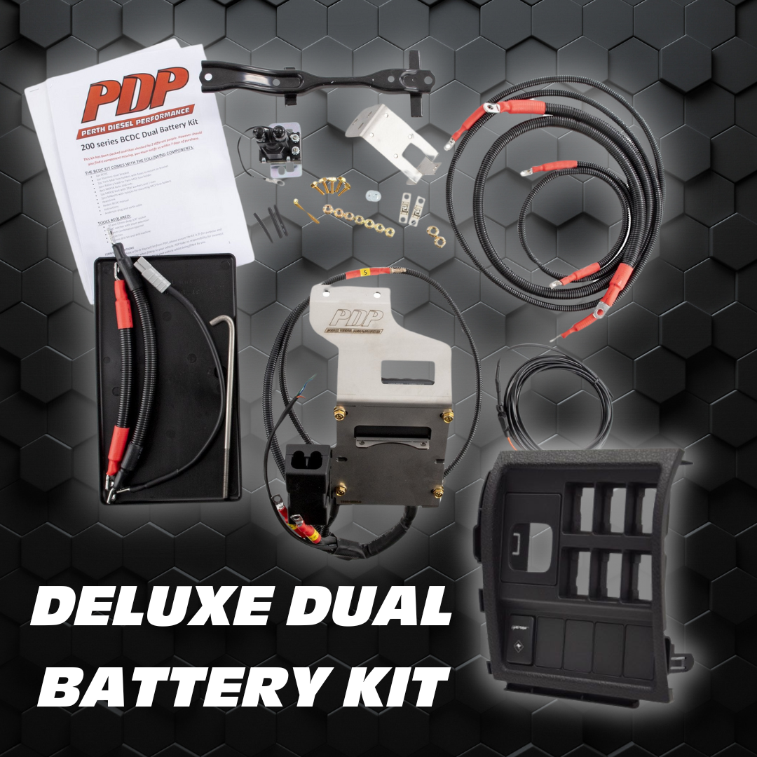 PDP 200 Series | DELUXE Dual Battery System | Upgraded Fascia – Perth Diesel Performance