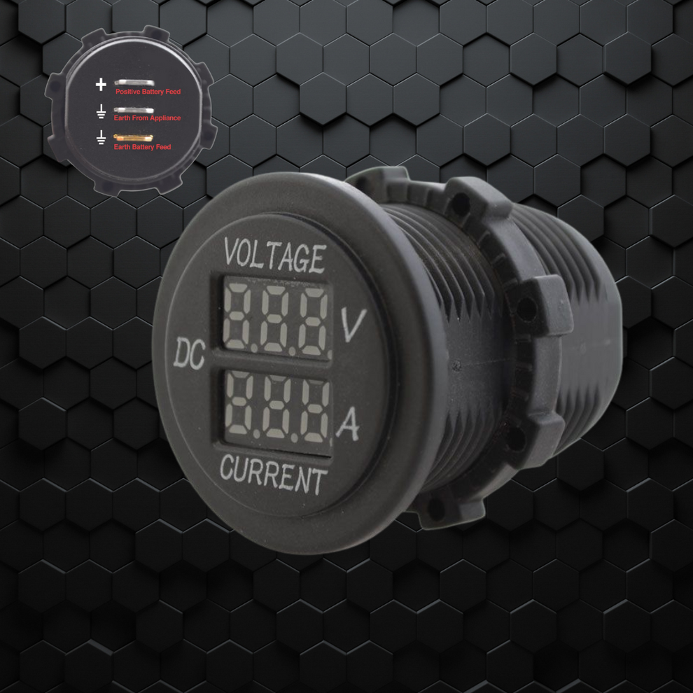 PDP Electrical | Voltage/Amperage meter | Flush Mount – Perth Diesel ...
